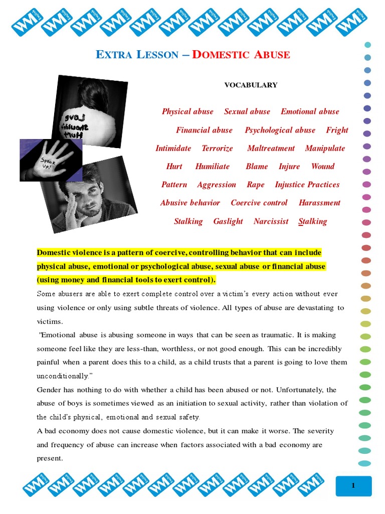 Understanding Domestic Abuse Dynamics | PDF