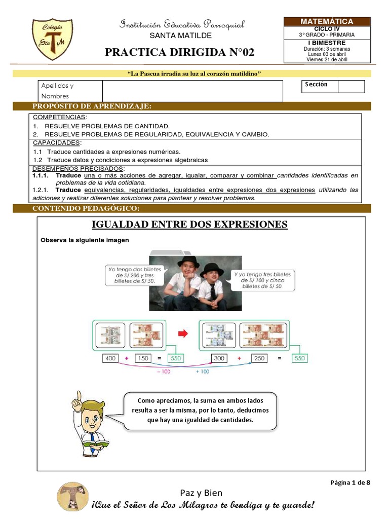 PD 2 - 3er Grado Matematica PDF | PDF