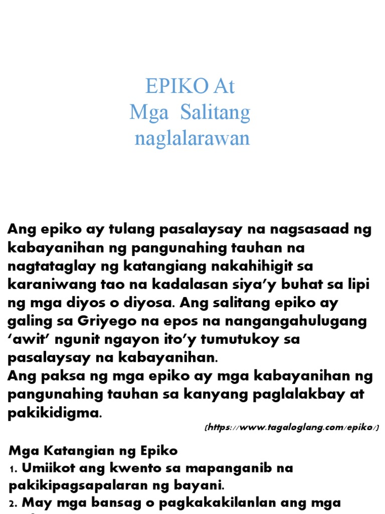 Epiko | PDF