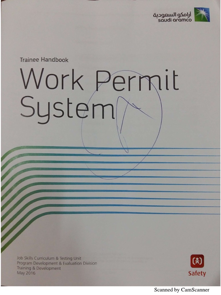 Aramco Work Permit System PDF | PDF