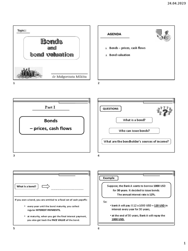 Bonds and Bond Valuation PDF | PDF