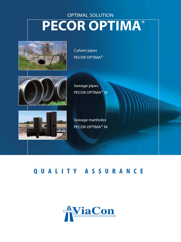Catalogue Pecor Optima | PDF | Pipe (Fluid Conveyance) | Polyethylene