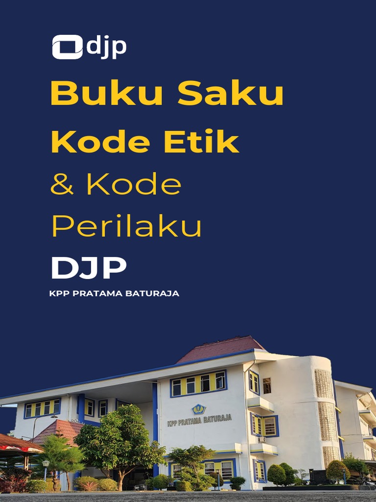 Buku Saku Kode Etik - Kode Perilaku DJP PDF | PDF