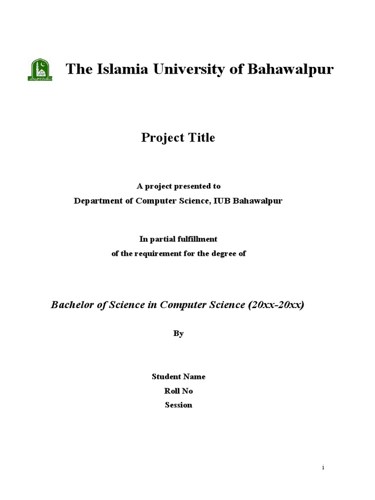 IUB Project Final Report | PDF