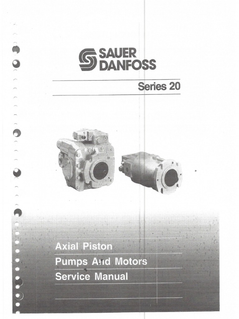 Sauer and Danfoss Axial Piston Pump and Motor Service Manual PDF | PDF