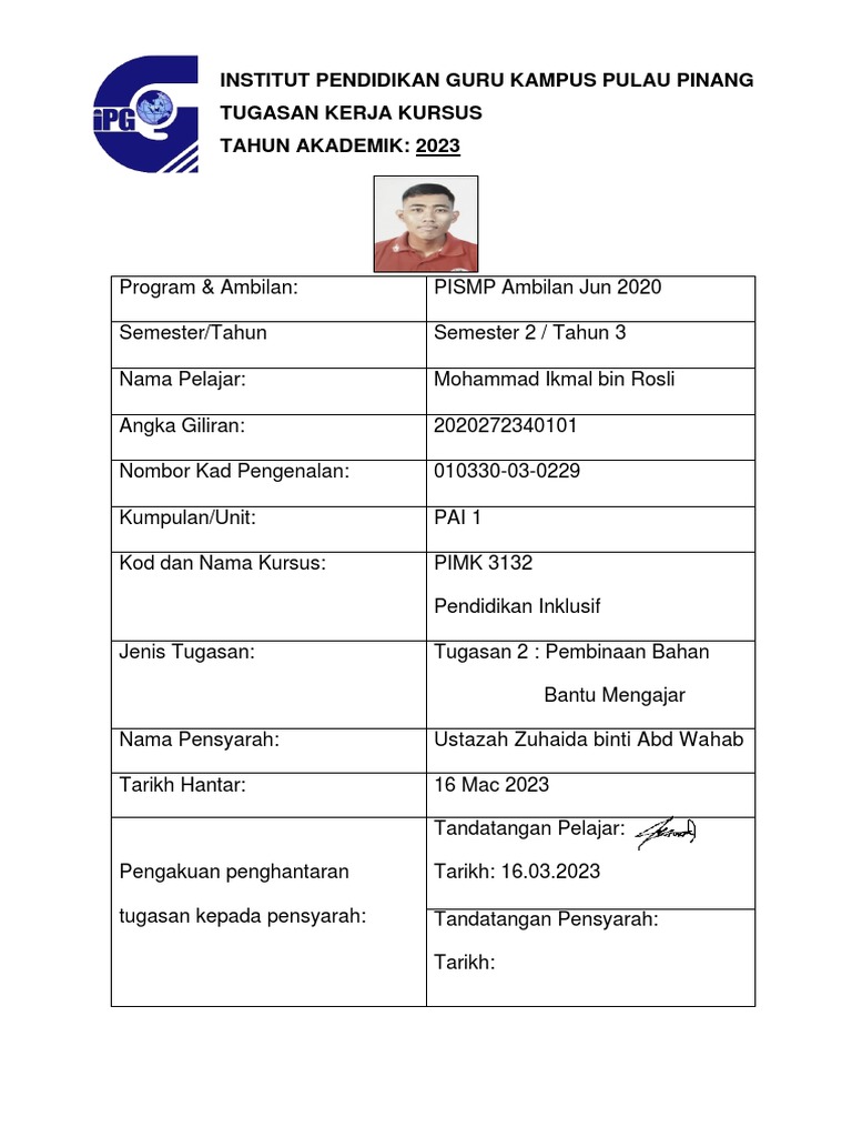 Tugasan 2 - Pimk 3132 Rpi Mohammad Ikmal PDF | PDF