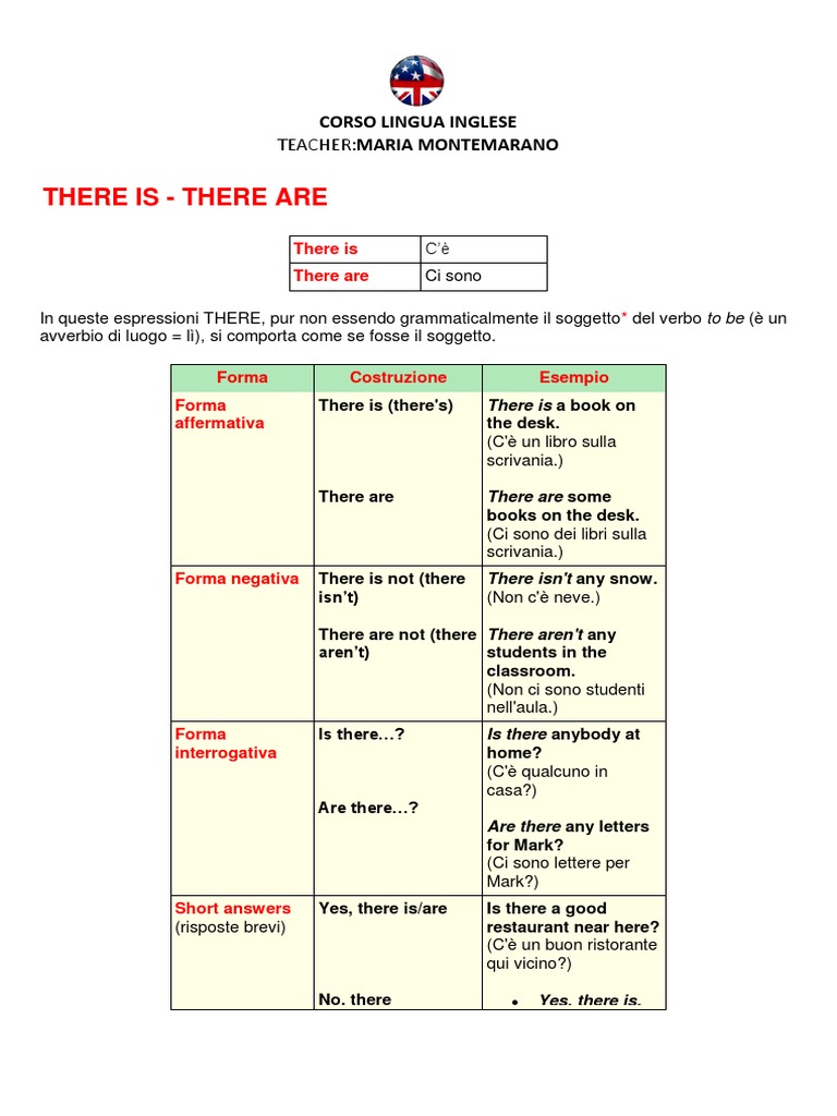 There Is-There Are PDF | PDF