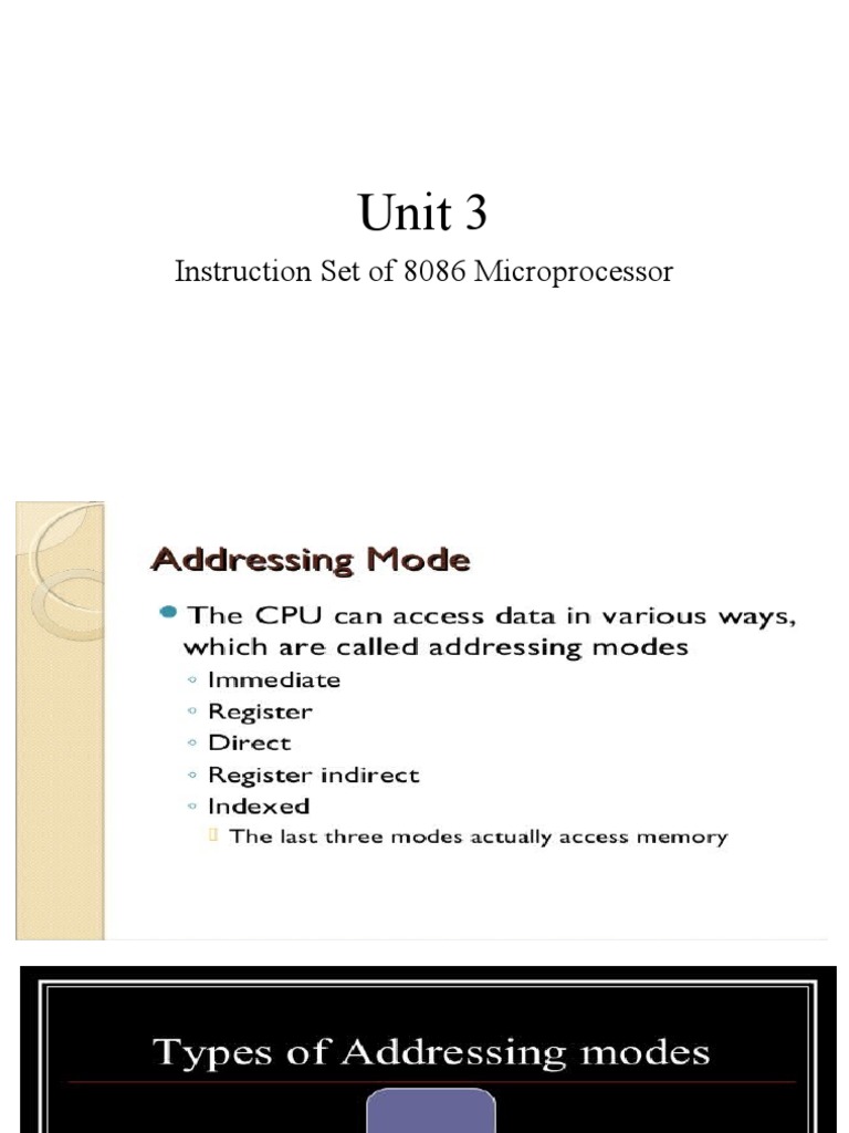 8086 Microprocessor Flag Instructions | PDF