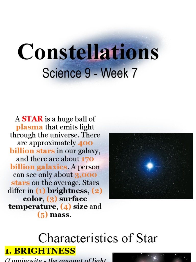 Learn About Constellations and Asterisms | PDF