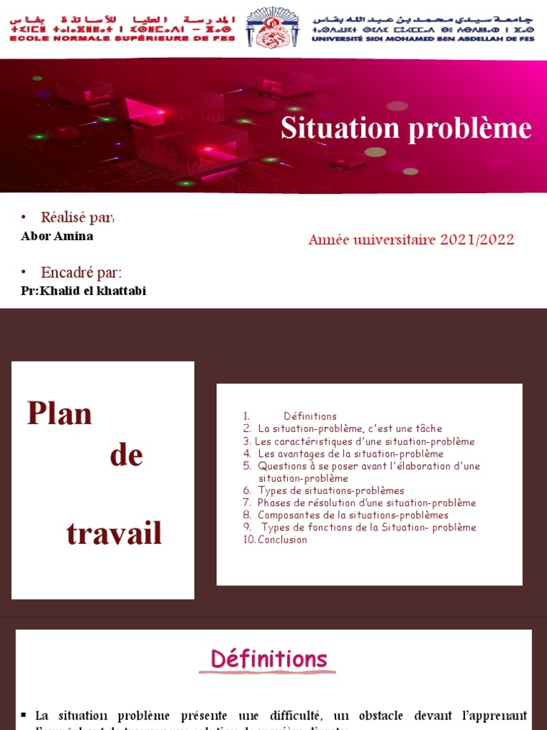 Situation Problème | PDF