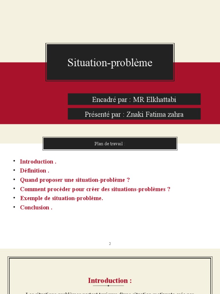 Situation-Problème 26 | PDF