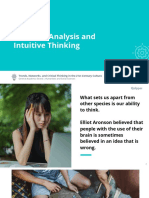Trends Networks and Critical Thinking Module 1 | PDF | Social Science