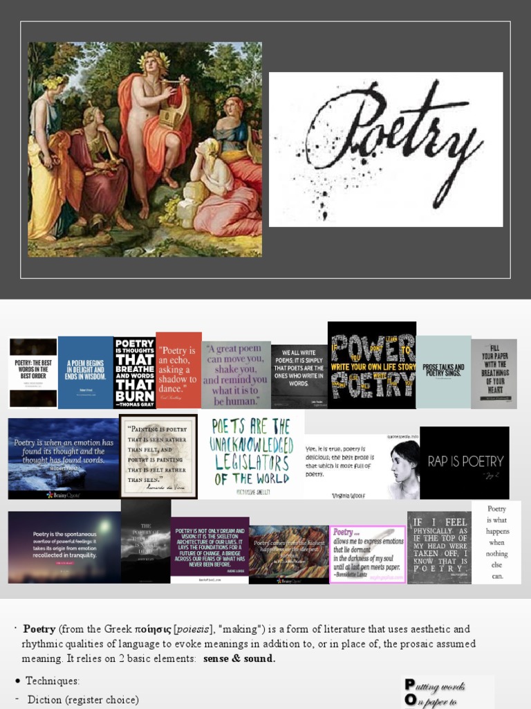 Introduction To Poetry | PDF