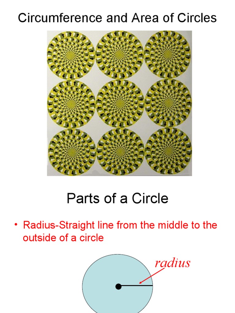 Circumference and Area of Circles | PDF | Area | Circle