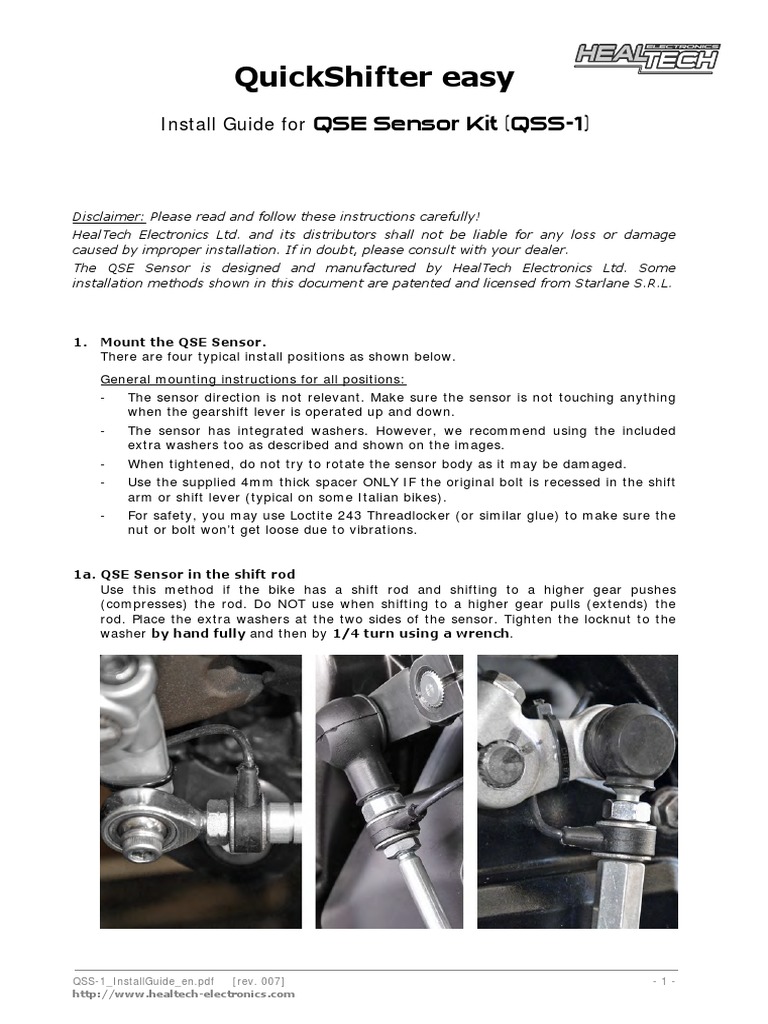 QSS-1 InstallGuide en PDF | PDF