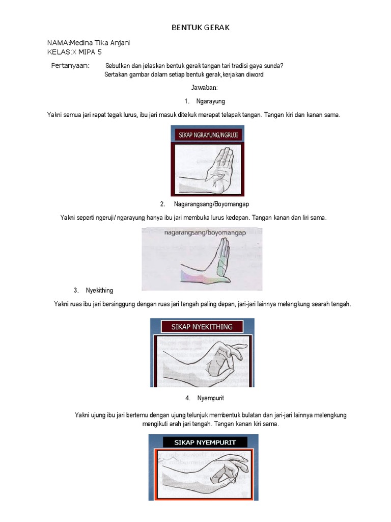 Bentuk Gerak | PDF