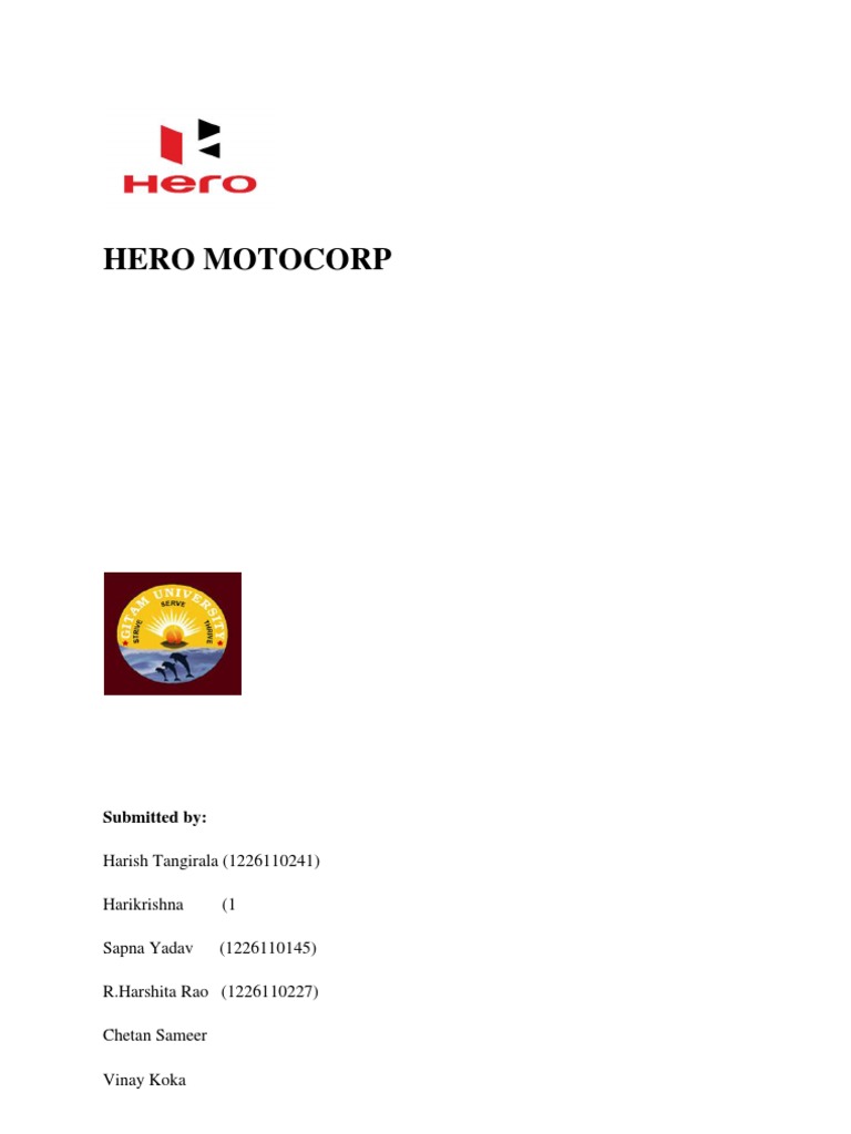 Hero Motocorp | PDF | Motor Vehicle | Vehicles