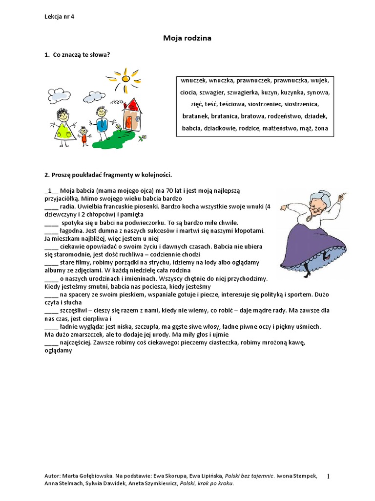 Lekcja - NR 4 PDF | PDF