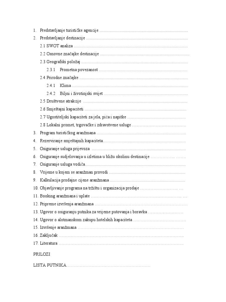 Struktura Rada Primjer | PDF