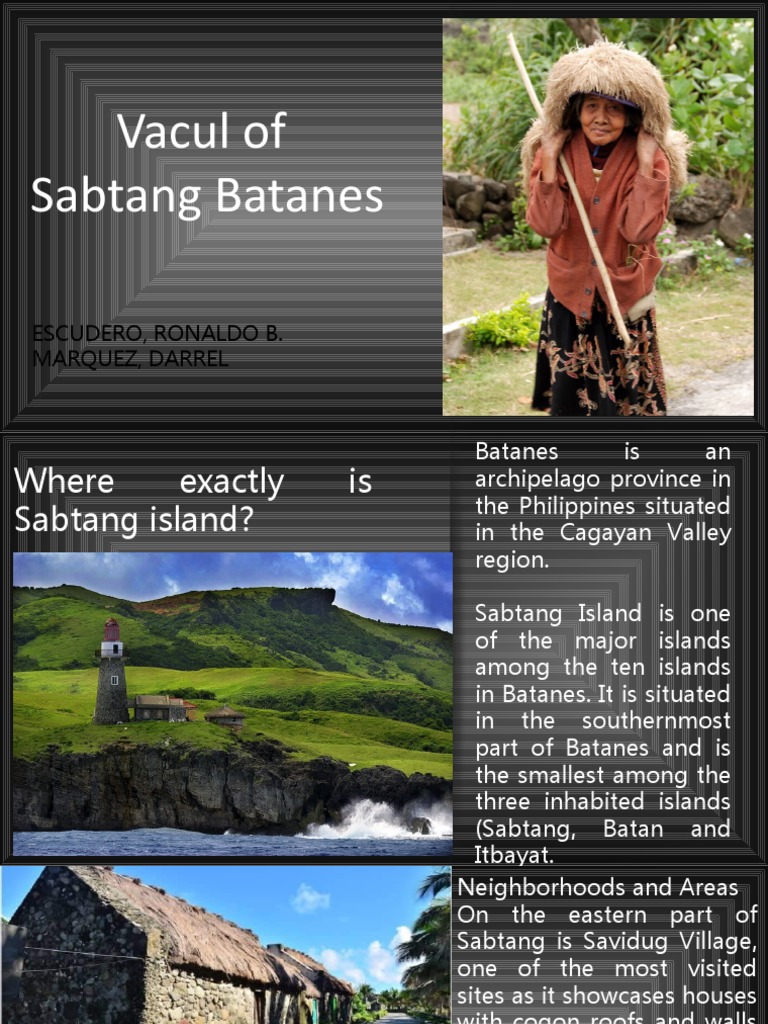 Vacul of Sabtang | PDF | Fashion | Headgear