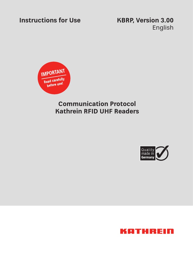 Communication-Protocol-Kbrp v-3.00 v-1.02 1 1 PDF | PDF | Transmission ...
