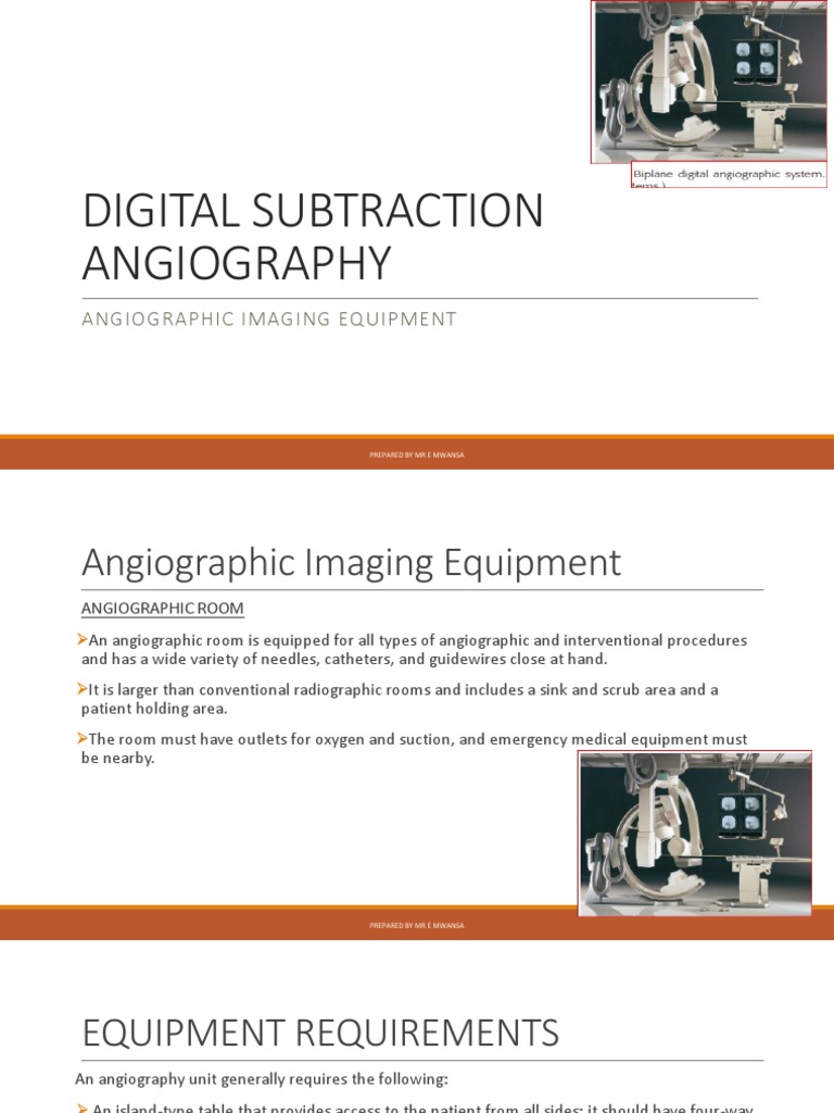 Digital Subtraction Angiography PDF | PDF | Angiography | Syringe