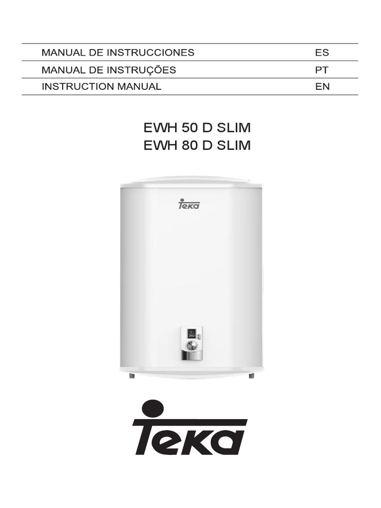 Ewh - 80 - D - Slim Es PT en Manual PDF | PDF