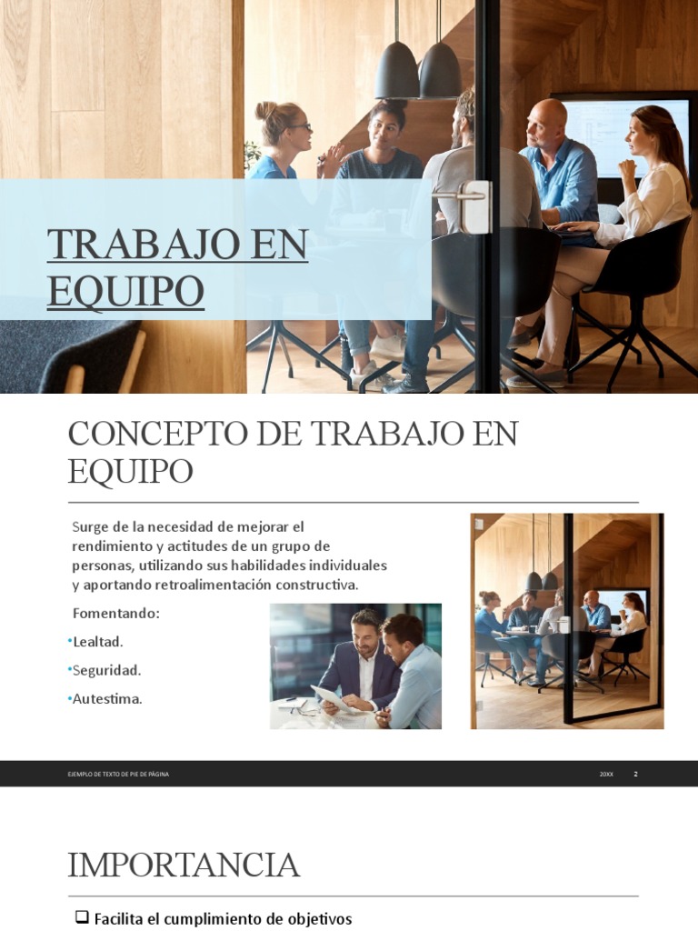 Trabajo en Equipo | PDF