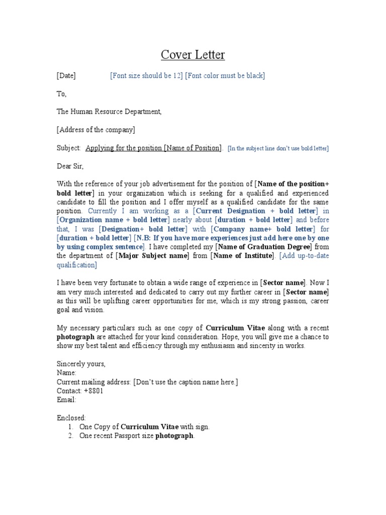 Cover Letter (Print Copy Job Application).doc | PDF