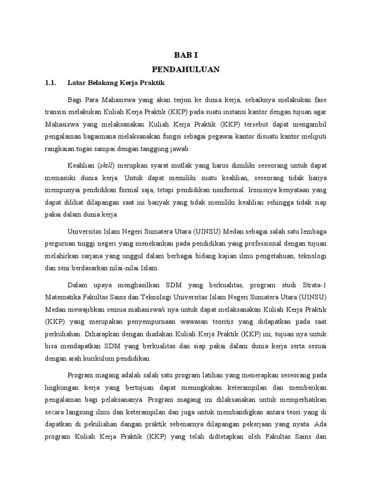 Laporan Akhir KKP | PDF