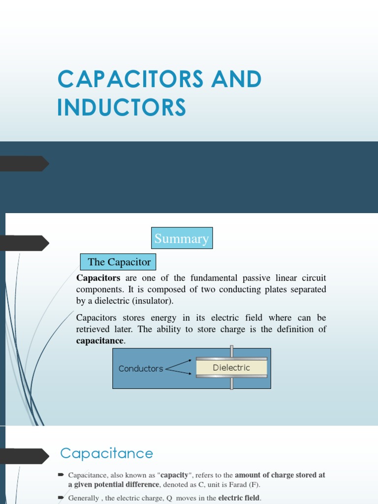 5 Capacitor and Inductor_jj.pdf | PDF