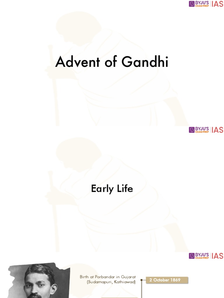Modern History Module 15 Advent of Gandhi 36 | PDF | Mahatma Gandhi ...