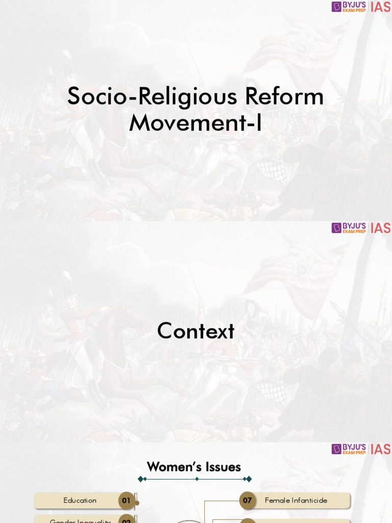 Modern History Module 8 Socio Religious Reform Movement I 2 25 PDF | PDF