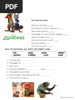 Scene Script - Zootopia | PDF