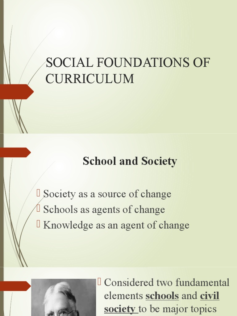 Social Foundations of Curriculum | PDF