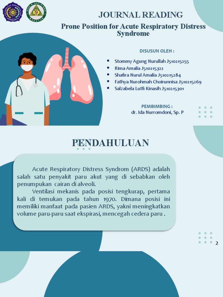 Journal Reading - Prone Position For Acute Respiratory Disease | PDF