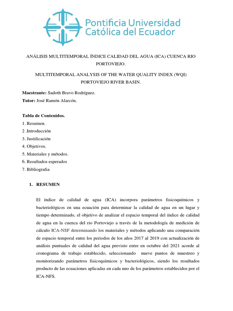 01.anteproyecto Ejemplo PDF | PDF