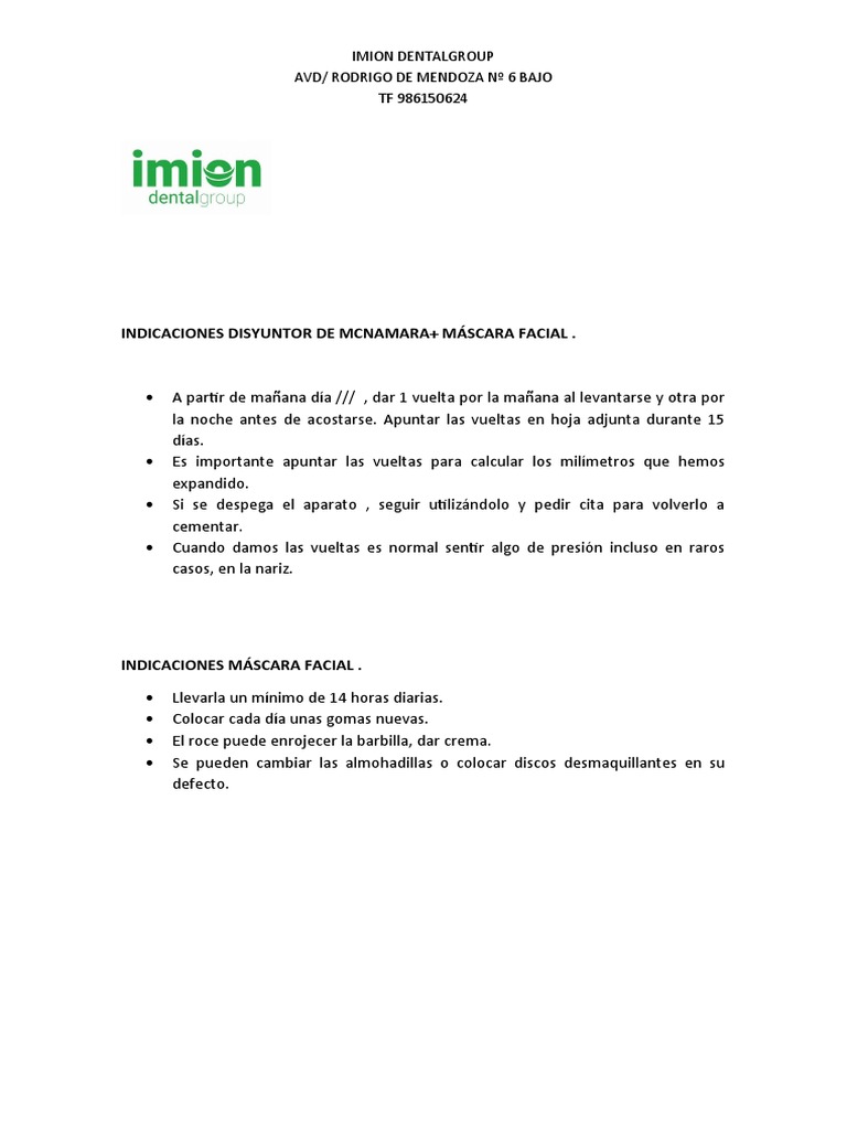 Instrucciones para Uso de Disyuntor y Máscara Facial | PDF | Hogar, jardinería y bricolaje ...