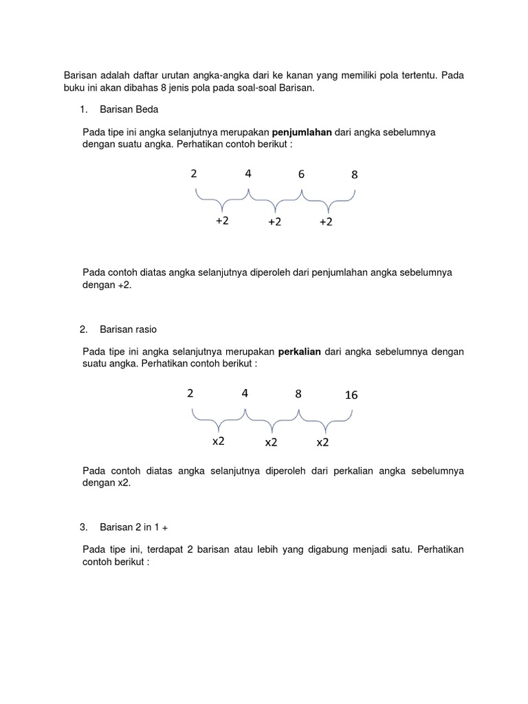 Deret Angka PDF | PDF