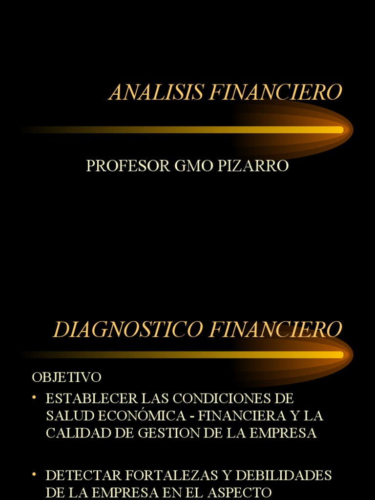 TALLERANALISISFINANCIERO | PDF