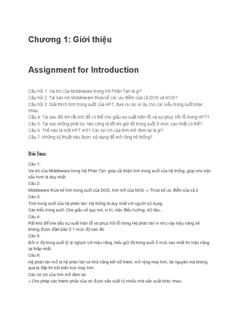 (123doc) Bai Tap He Phan Tan Co Dap An Chi Tiet | PDF