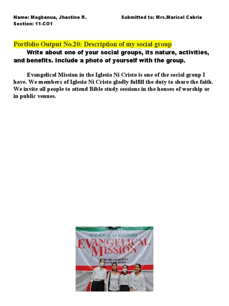 Portfolio Output No.20 | PDF