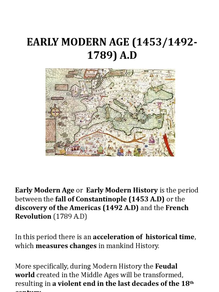 Early Modern Age (1453 | PDF | Pope | Heliocentrism
