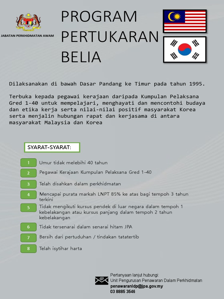 Program Pertukaran Belia Malaysia-Korea PDF | PDF