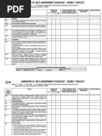 Self-Assessment-Checklist | PDF | Calibration | Verification And Validation