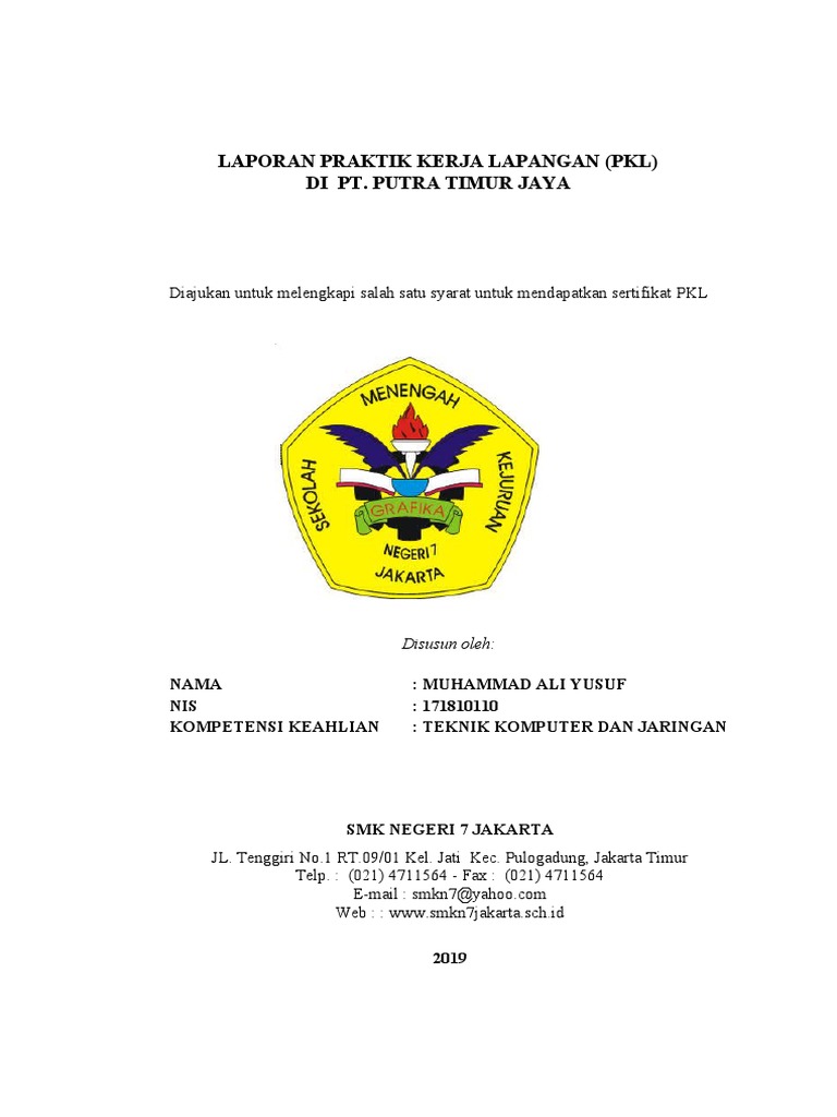 Contoh Laporan PKL | PDF