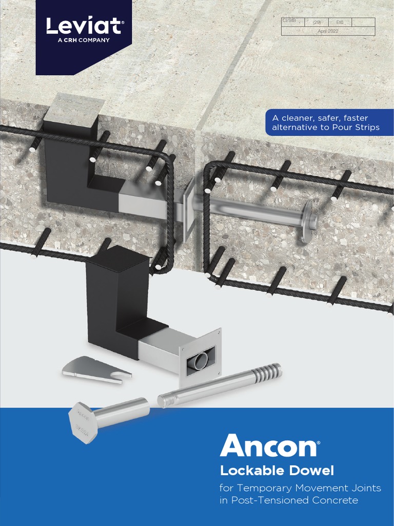 Lockable Dowels For Temporary Movement Joints | PDF