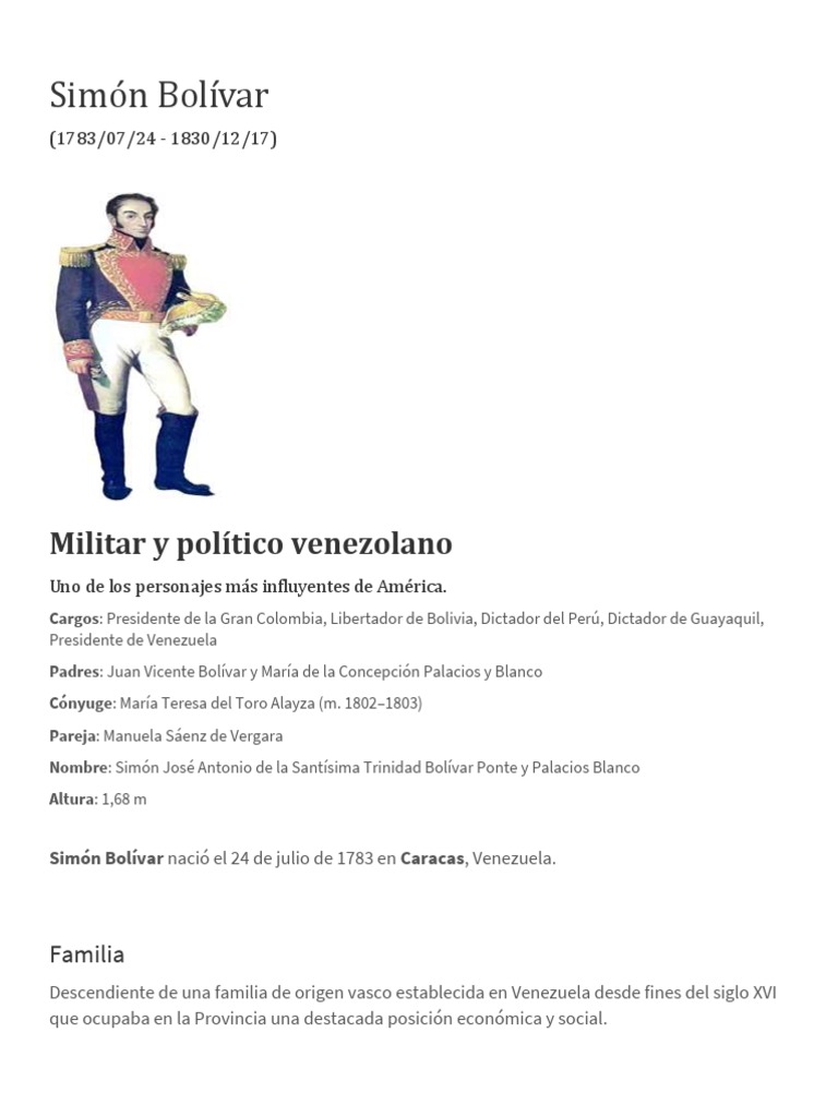 Simón Bolívar Eme | PDF