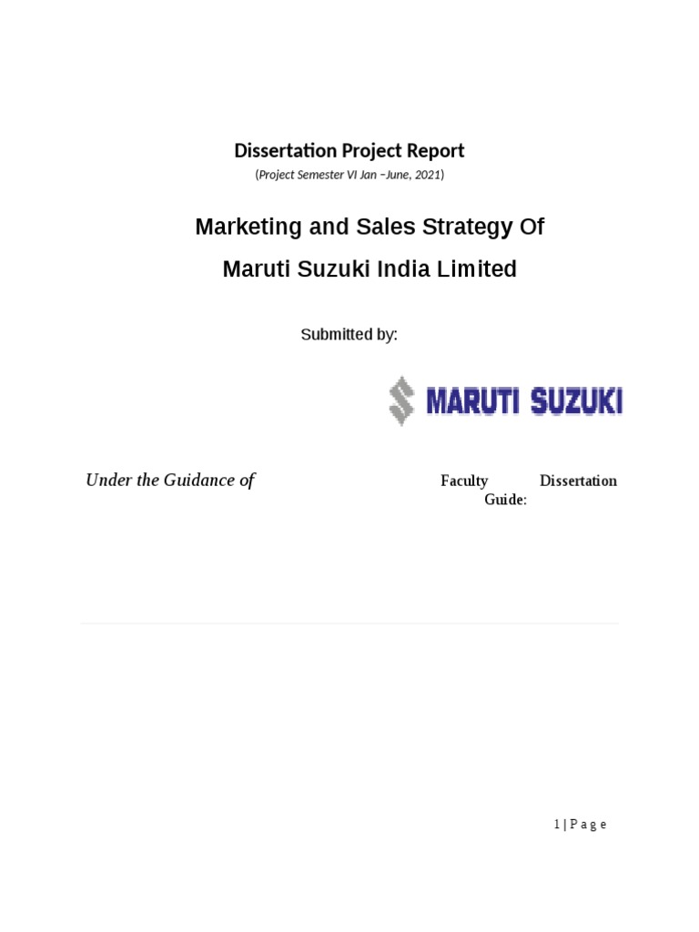 Case Study Maruti | PDF