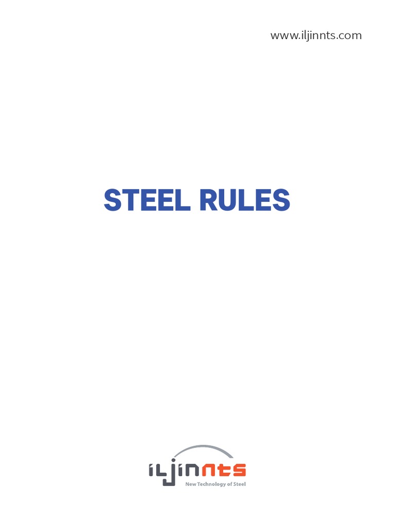 STEEL RULES - English PDF | PDF